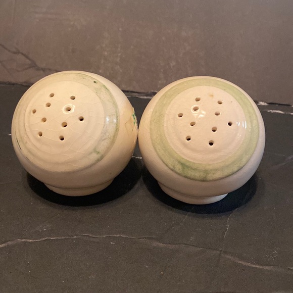 Dining | Vintage Round Add Shaped Salt And Pepper Shakers Porcelain ...